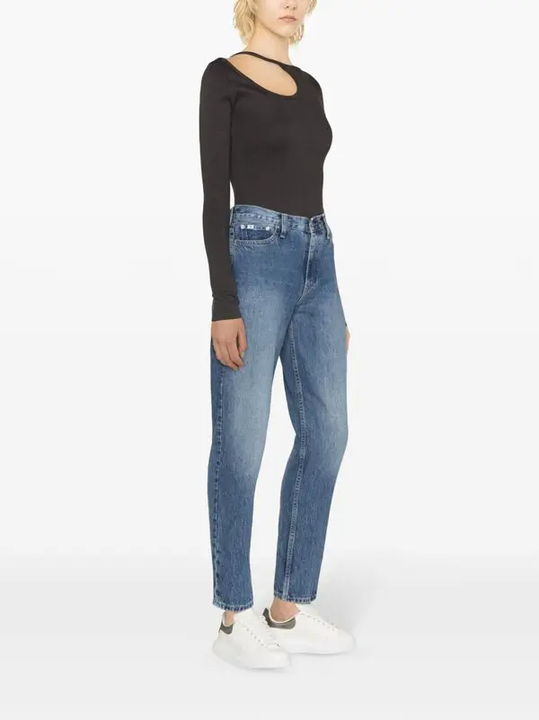 Calvin Klein High-rise Tapered-leg Jeans