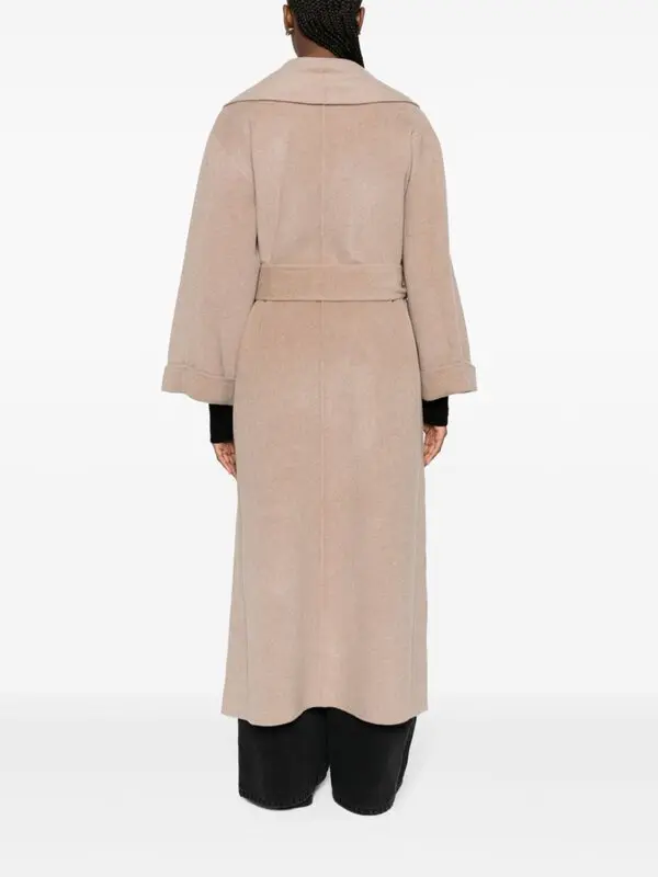 BY MALENE BIRGER Trullem Belted Wool Coat - Neutrals