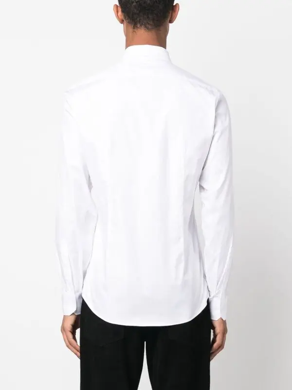 FURSAC Straight-point Collar Cotton Shirt