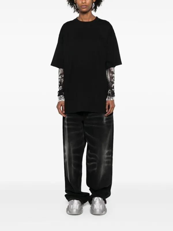 Balenciaga Logo-embellished Cotton T-shirt