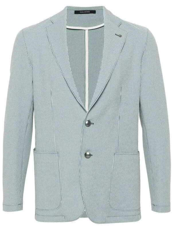 Tagliatore Striped Single-breasted Blazer