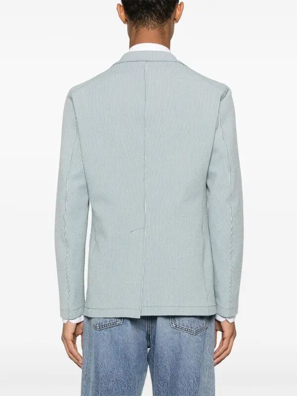 Tagliatore Striped Single-breasted Blazer