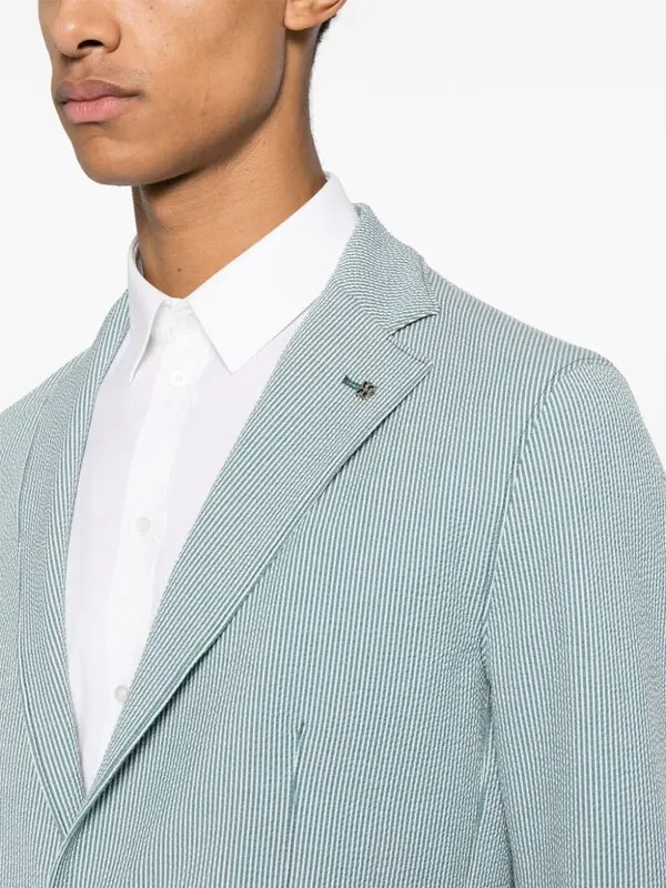 Tagliatore Striped Single-breasted Blazer