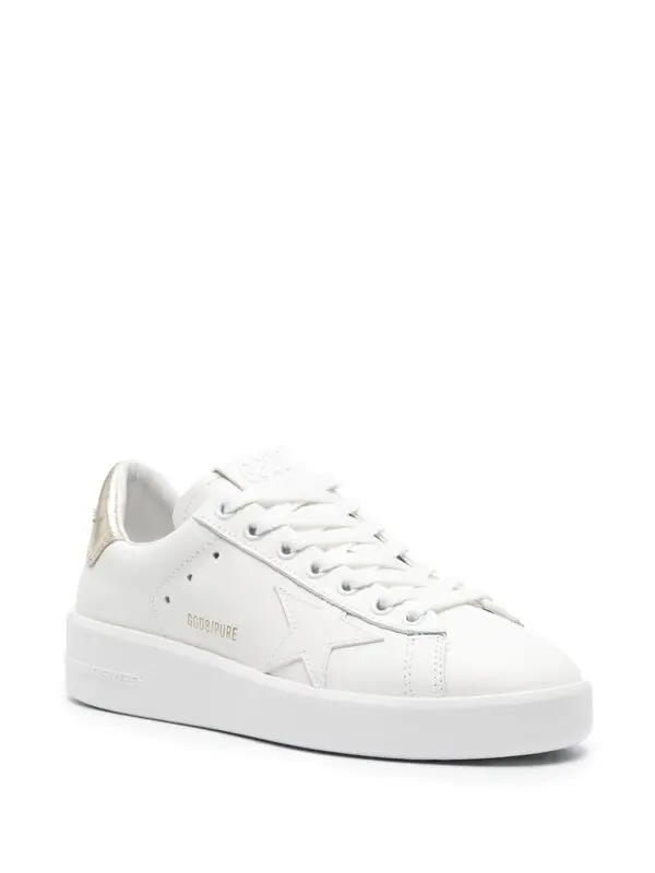 GOLDEN GOOSE Purestar Leather Sneakers - White