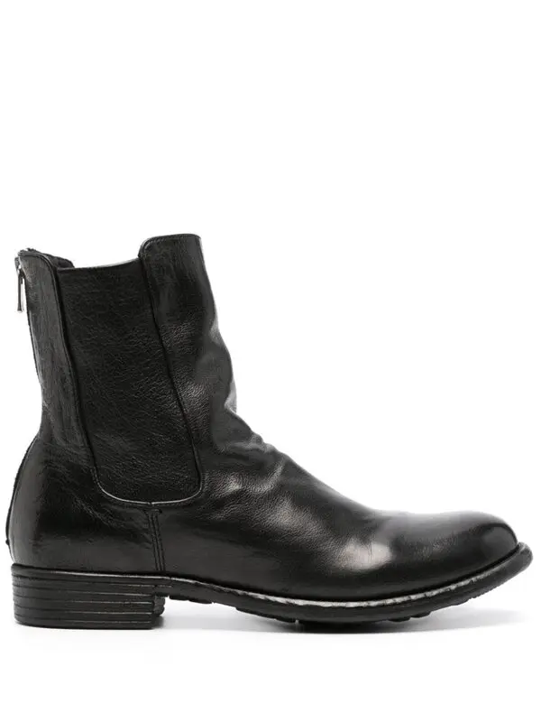 Officine Creative Calixte 30mm Leather Ankle Boots