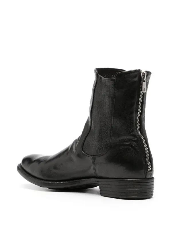 Officine Creative Calixte 30mm Leather Ankle Boots