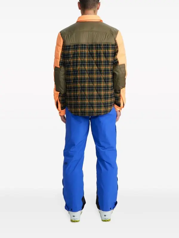 Aztech Mountain Loge Peak Quilted Shirt Jacket - Orange