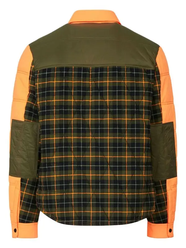 Aztech Mountain Loge Peak Quilted Shirt Jacket - Orange