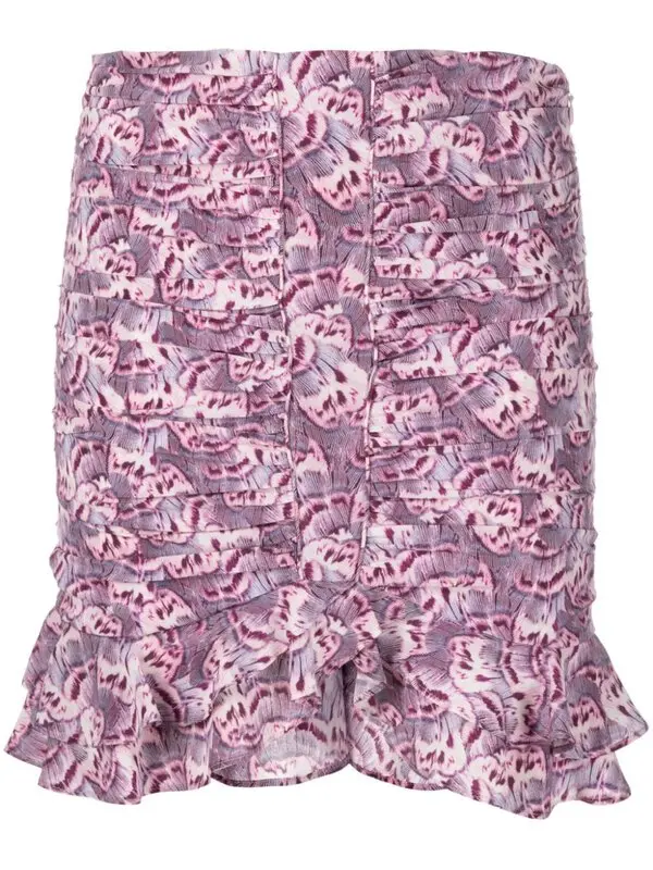 Isabel Marant Étoile Milendi Mini Skirt - Purple