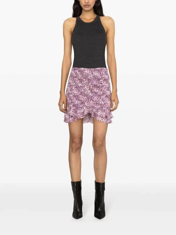 Isabel Marant Étoile Milendi Mini Skirt - Purple