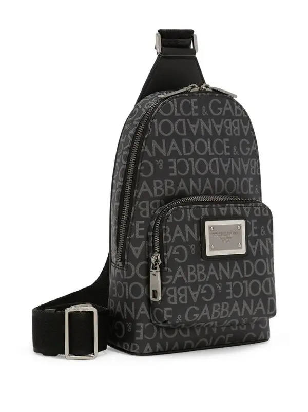 Dolce & Gabbana Logo-plaque Belt Bag - Black