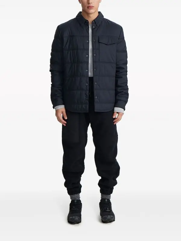 Aztech Mountain Loge Peak Quilted Shacket - Black