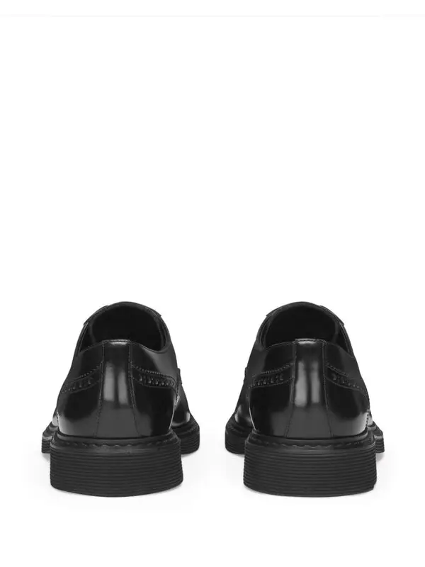 Dolce & Gabbana Square-toe Leather Derby Shoes