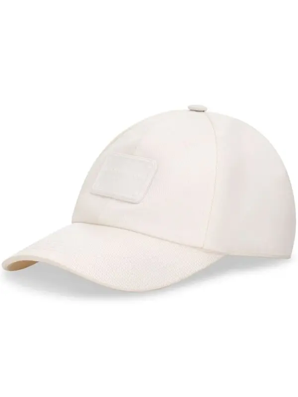 Dolce & Gabbana Logo Cotton Cap - White