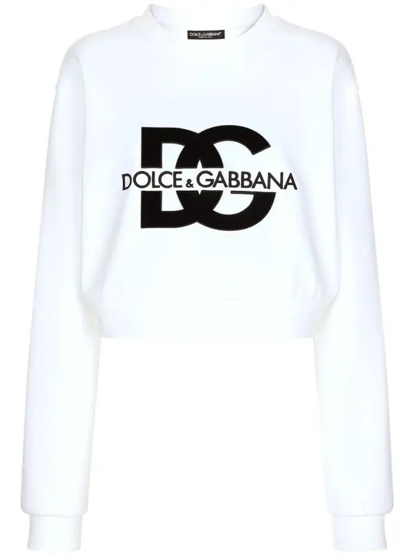 Dolce & Gabbana Logo-print Sweatshirt - White