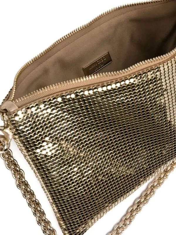 JIMMY CHOO Mini Callie Shoulder Bag - Gold