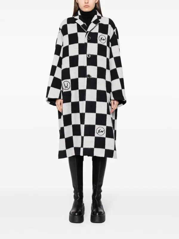 UNDERCOVERISM Check-print Coat