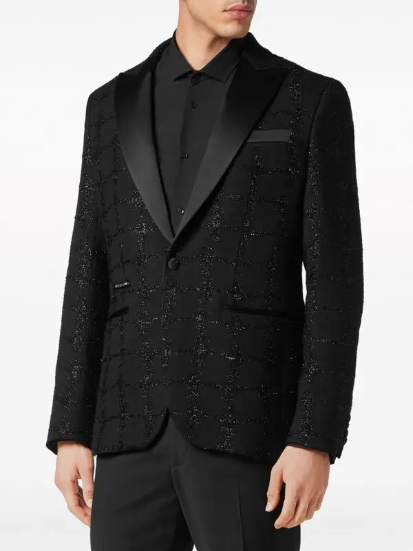 Philipp Plein Duke Glittered Blazer