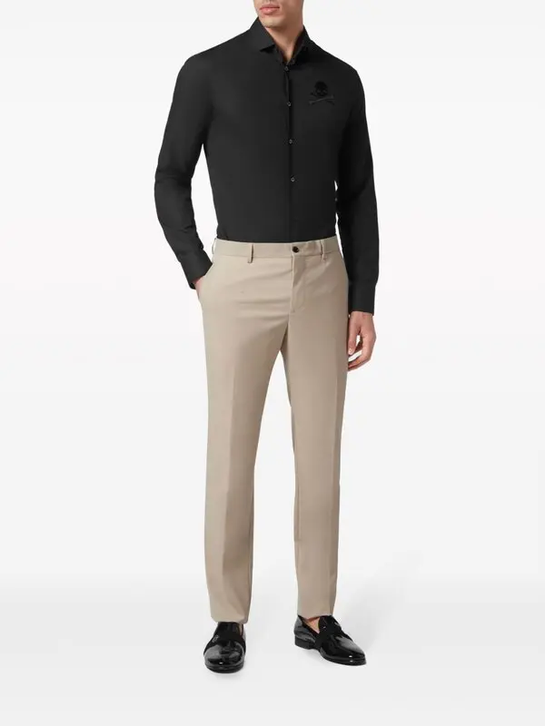 Philipp Plein Pressed-crease Tailored Trousers