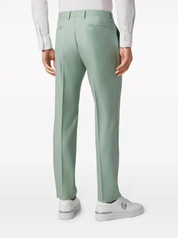 Philipp Plein Pressed-crease Tailored Trousers