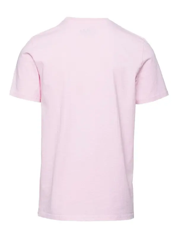 Aztech Mountain Altitude Logo-print Cotton T-shirt - Pink
