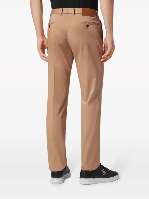 Philipp Plein Pressed-crease Cotton Chinos - Neutrals