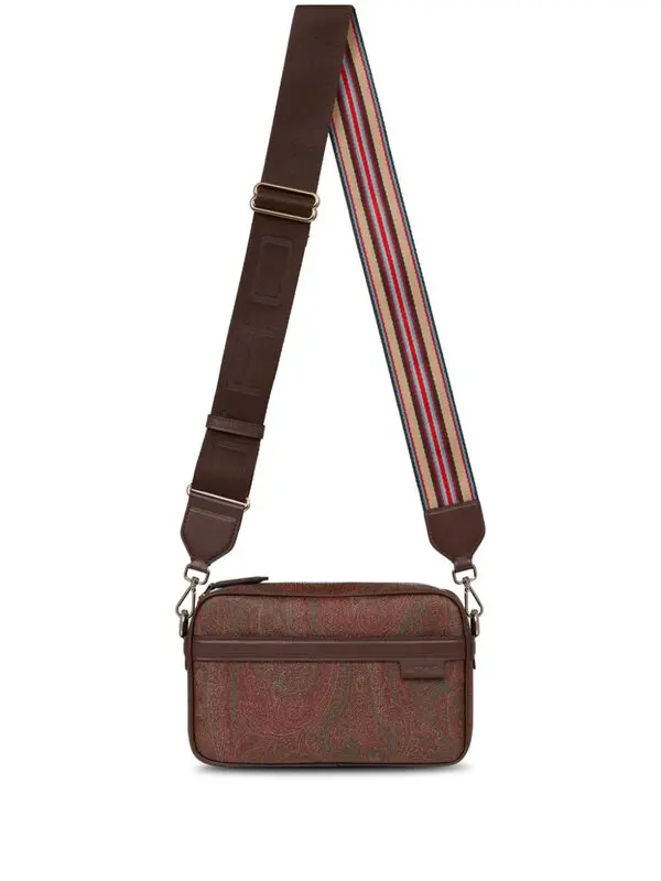 Etro Mini Paisley-print Camera Bag - Brown