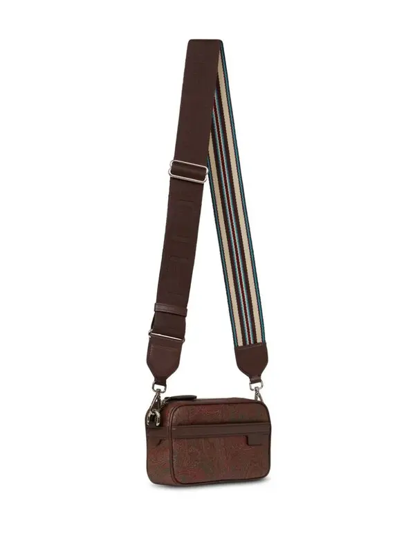 Etro Mini Paisley-print Camera Bag - Brown