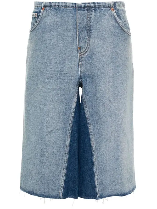 MAISON MARGIELA Panelled Denim Bermuda Shorts