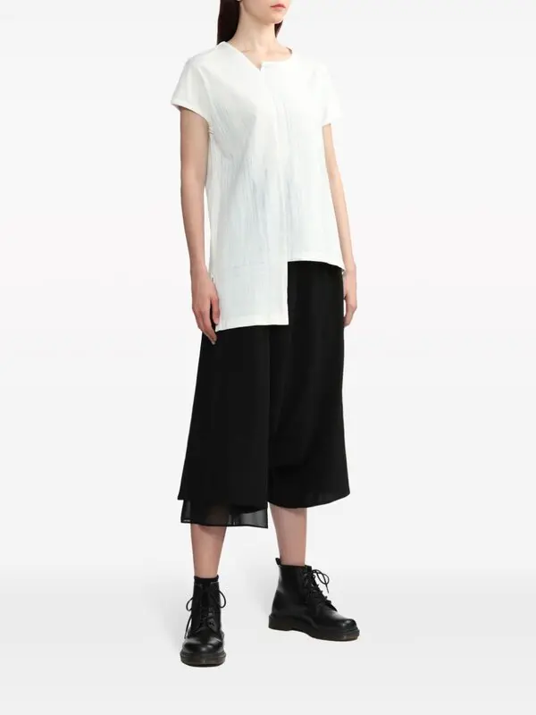 Y’s Asymmetric-hem T-shirt