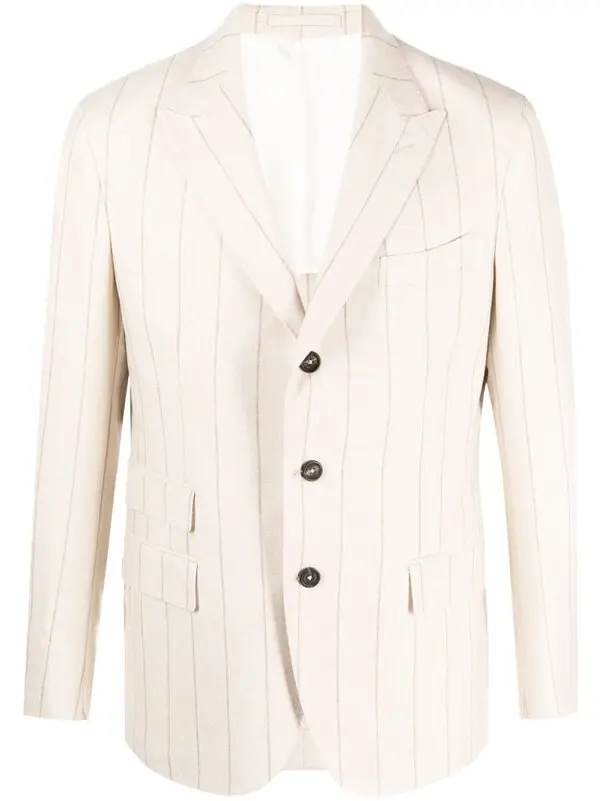 Eleventy Pinstriped Single-breasted Blazer
