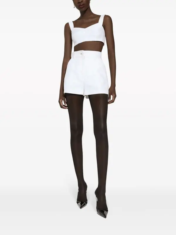 Dolce & Gabbana Dg Jacquard Cropped Top