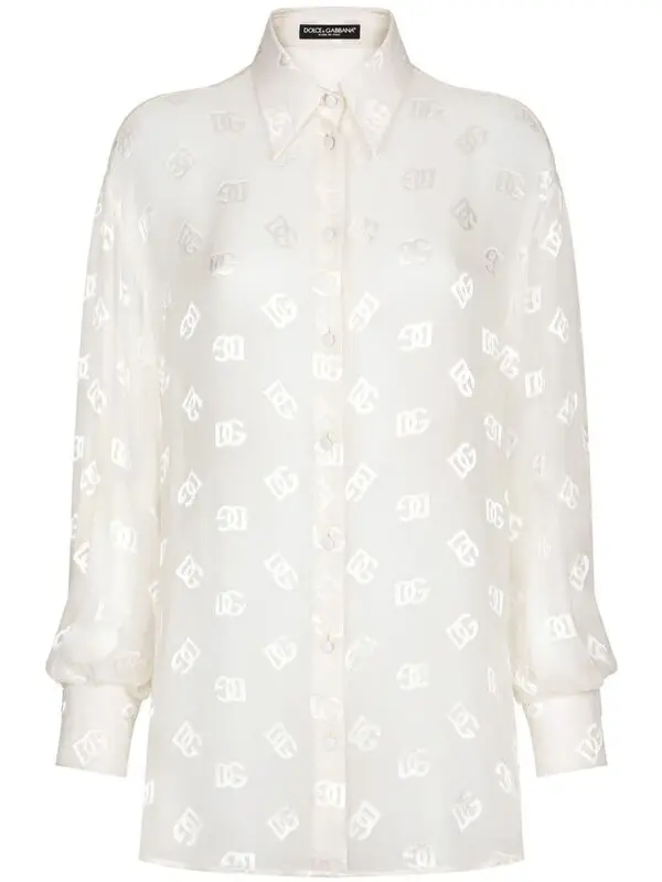 Dolce & Gabbana Monogram Jacquard Shirt
