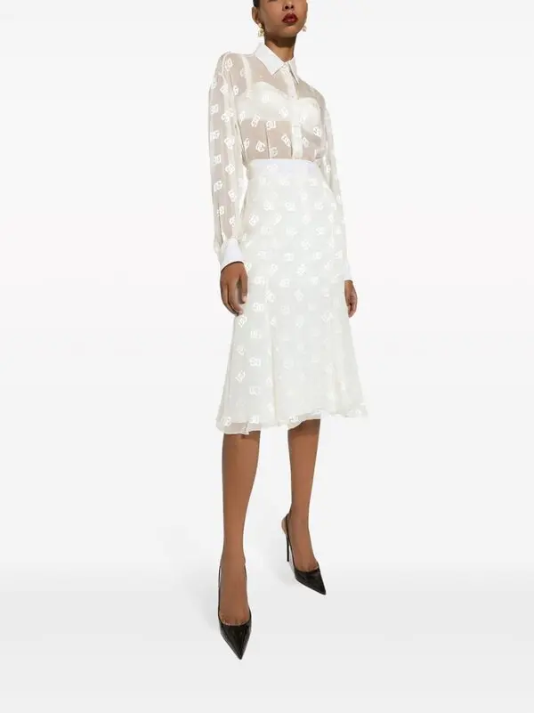 Dolce & Gabbana Monogram Jacquard Shirt