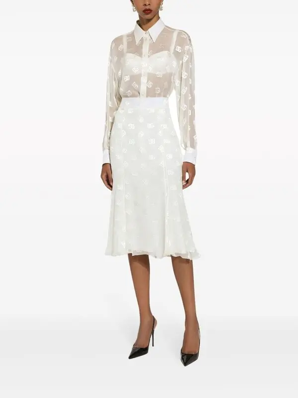 Dolce & Gabbana Monogram Jacquard Shirt