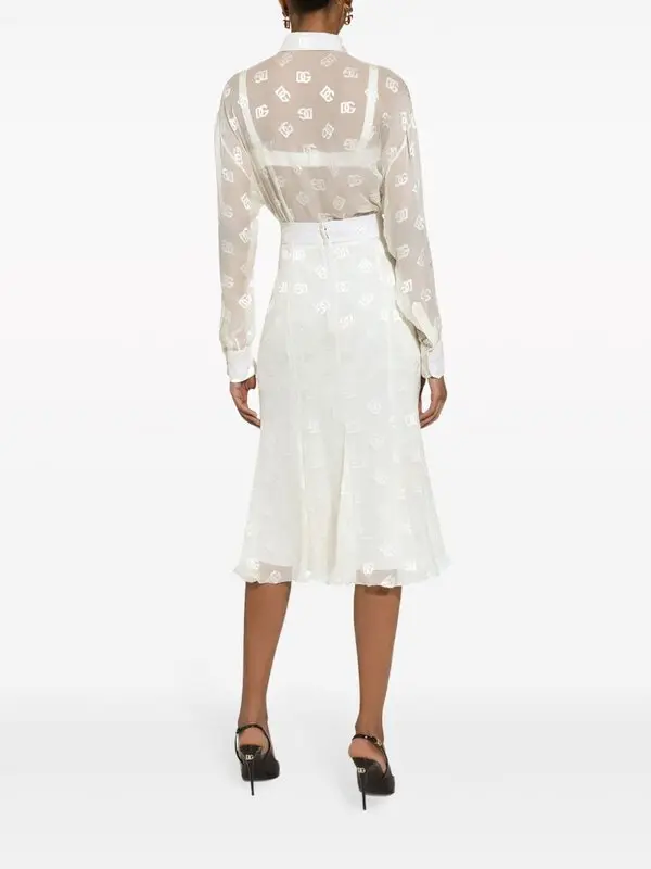 Dolce & Gabbana Monogram Jacquard Shirt