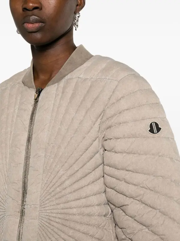Moncler Rick Owens Radiance Flight Padded Bomber Jacket