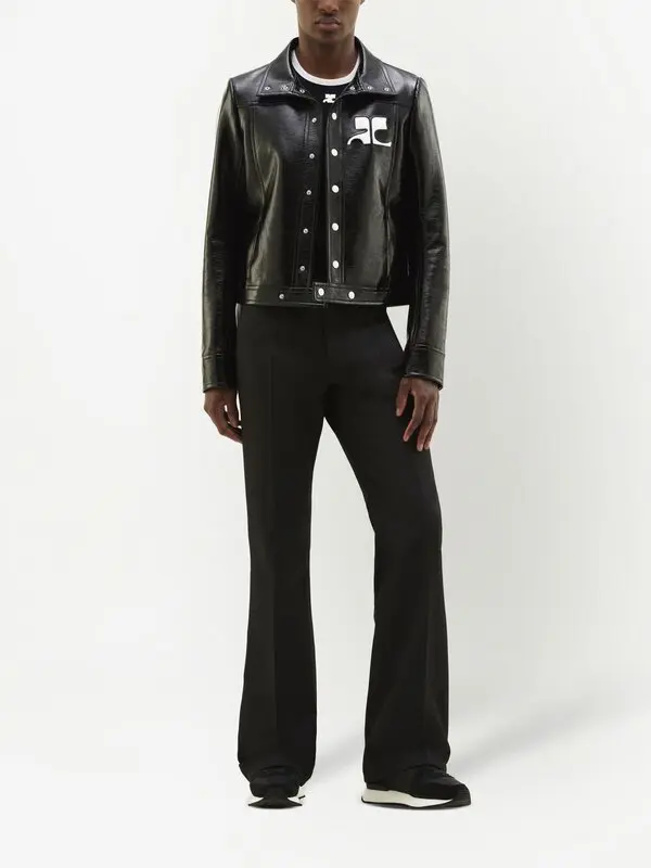 COURREGES Reedition Vinyl Jacket - Black