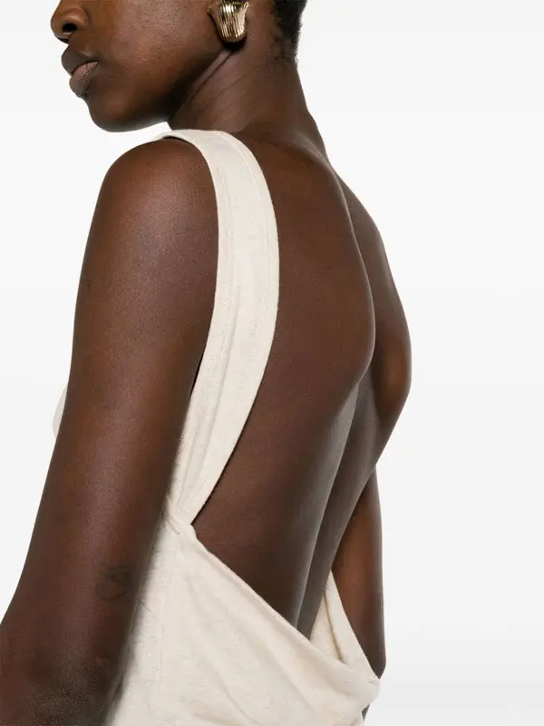 Alanui Monsoon Fringed Maxi Dress - Neutrals
