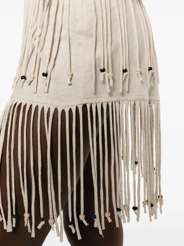 Alanui Monsoon Fringed Miniskirt