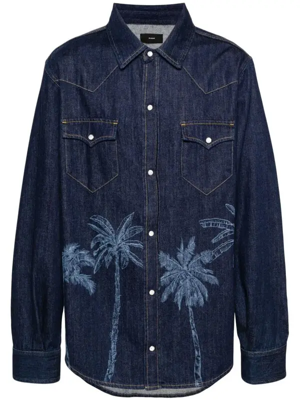 Alanui Graphic-print Cotton Shirt