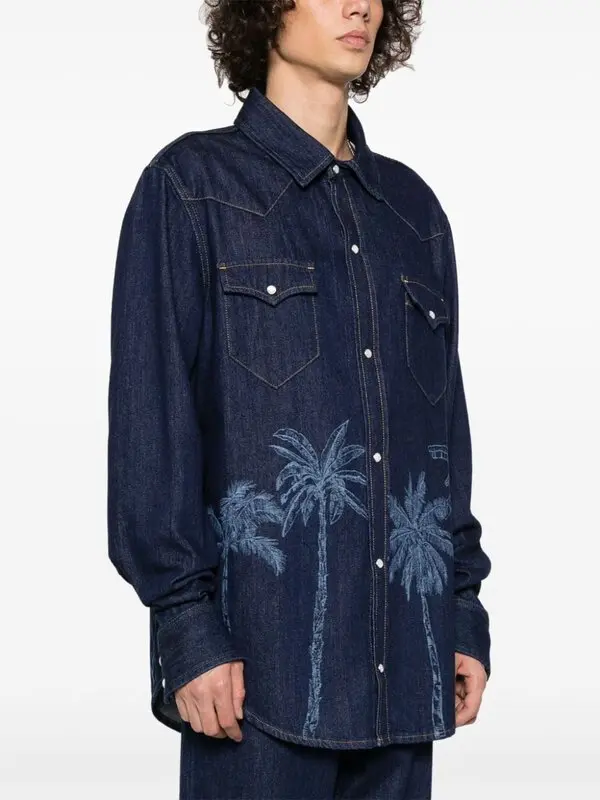 Alanui Graphic-print Cotton Shirt