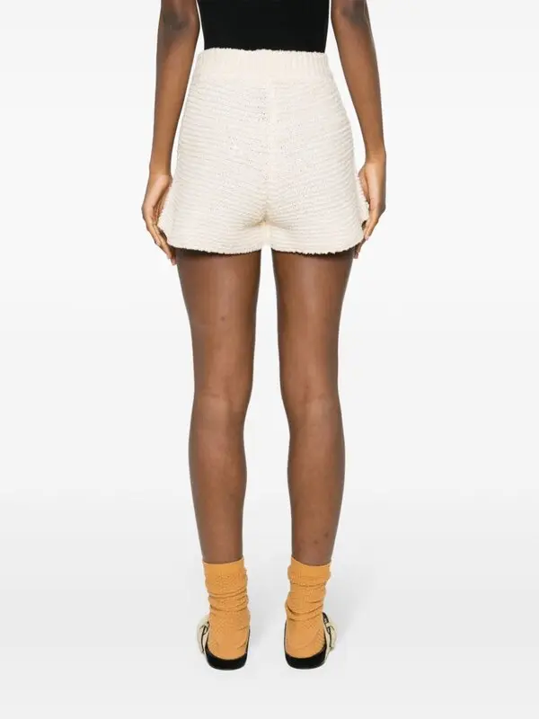 Alanui Knitted Shorts - Neutrals