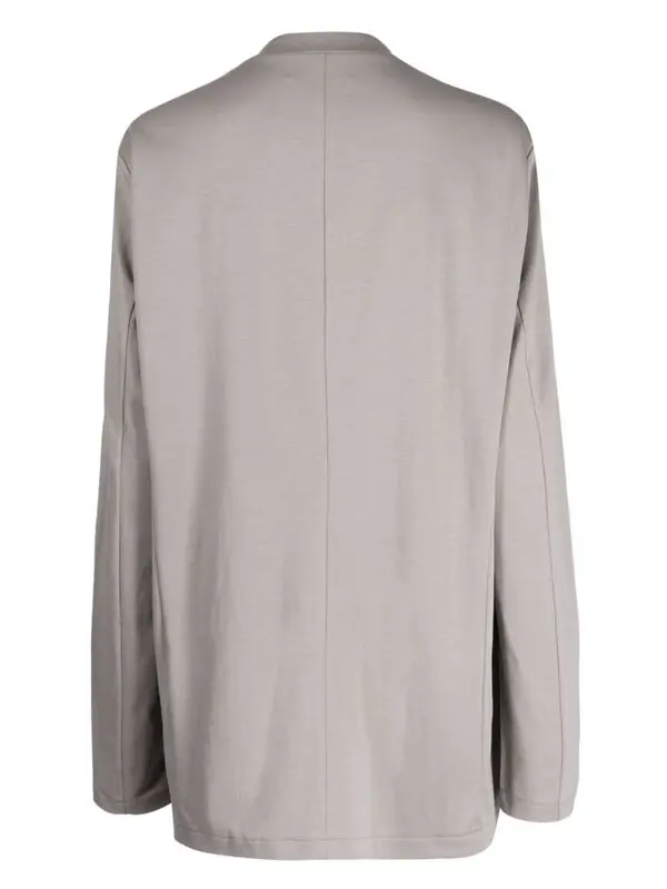 Attachment V-neck Cotton Blazer