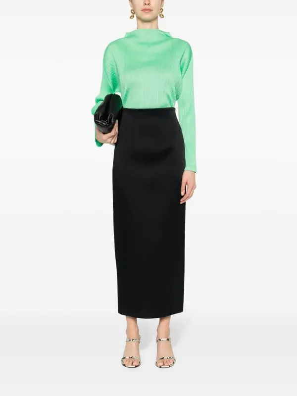 Khaite The Loxley High-waisted Skirt - Black
