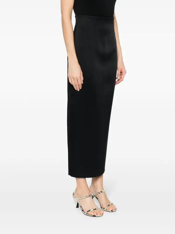 Khaite The Loxley High-waisted Skirt - Black
