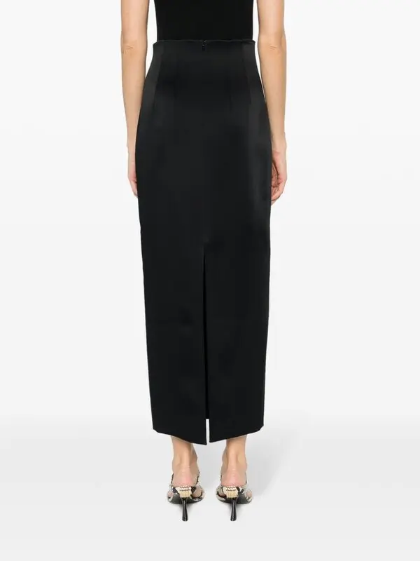 Khaite The Loxley High-waisted Skirt - Black
