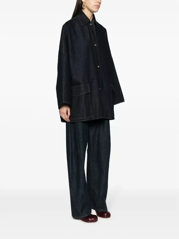 TOTEME Denim Overshirt Jacket - Blue