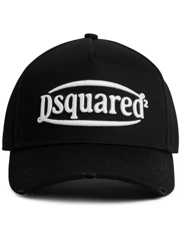 Dsquared2 Logo-embroidered Baseball Cap - Black