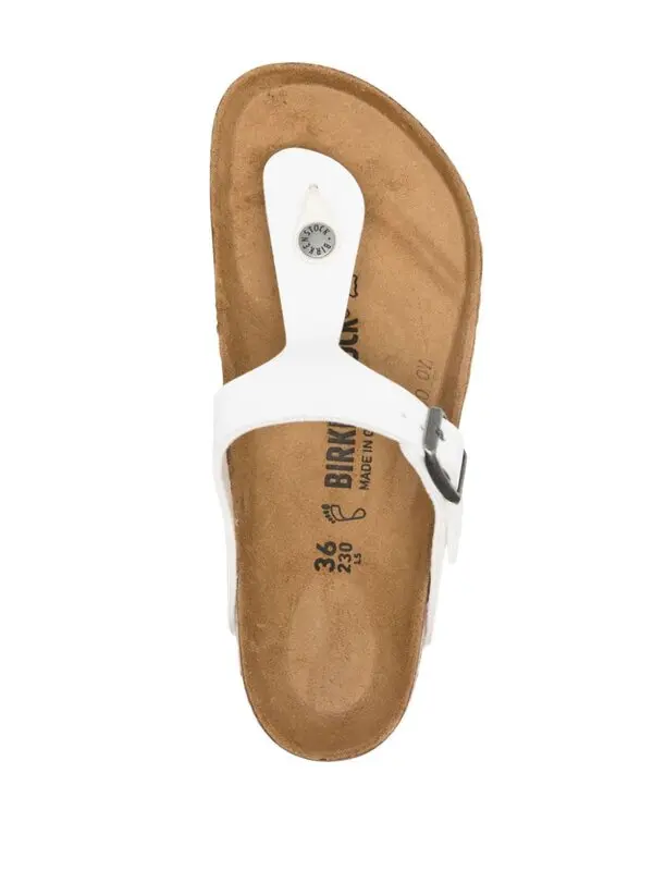 BIRKENSTOCK Gizeh Birko-flor Thong Slides - White
